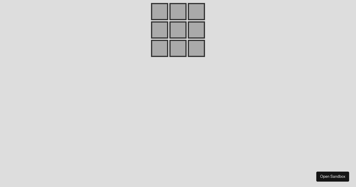 tic-tac-toe - Codesandbox