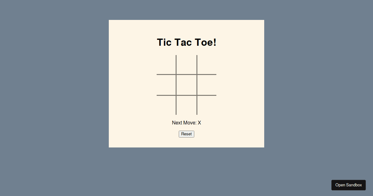 Vanilla Typescript Codesandbox