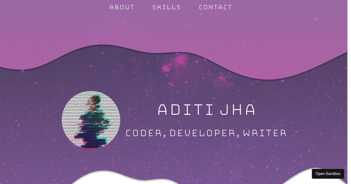 Portfolio - Codesandbox