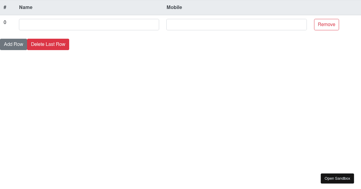 table-using-hooks - Codesandbox