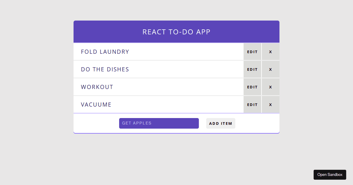 todo-list - Codesandbox