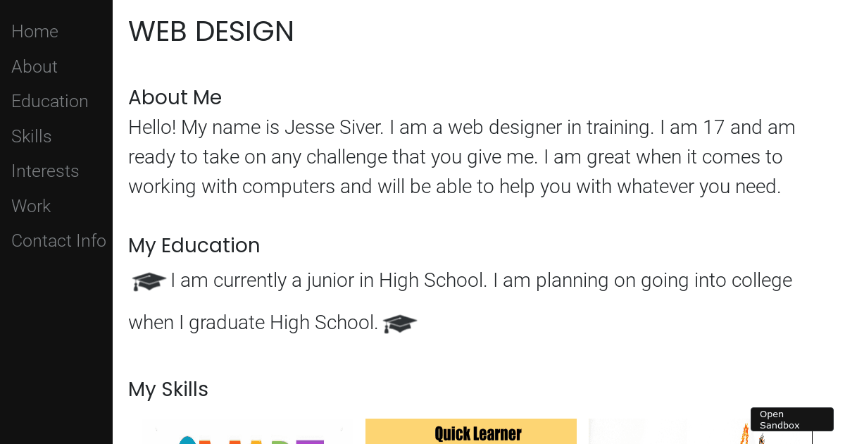 new-portfolio - Codesandbox