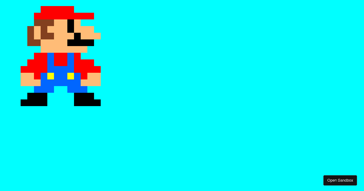 Mario HTML Tables - Codesandbox