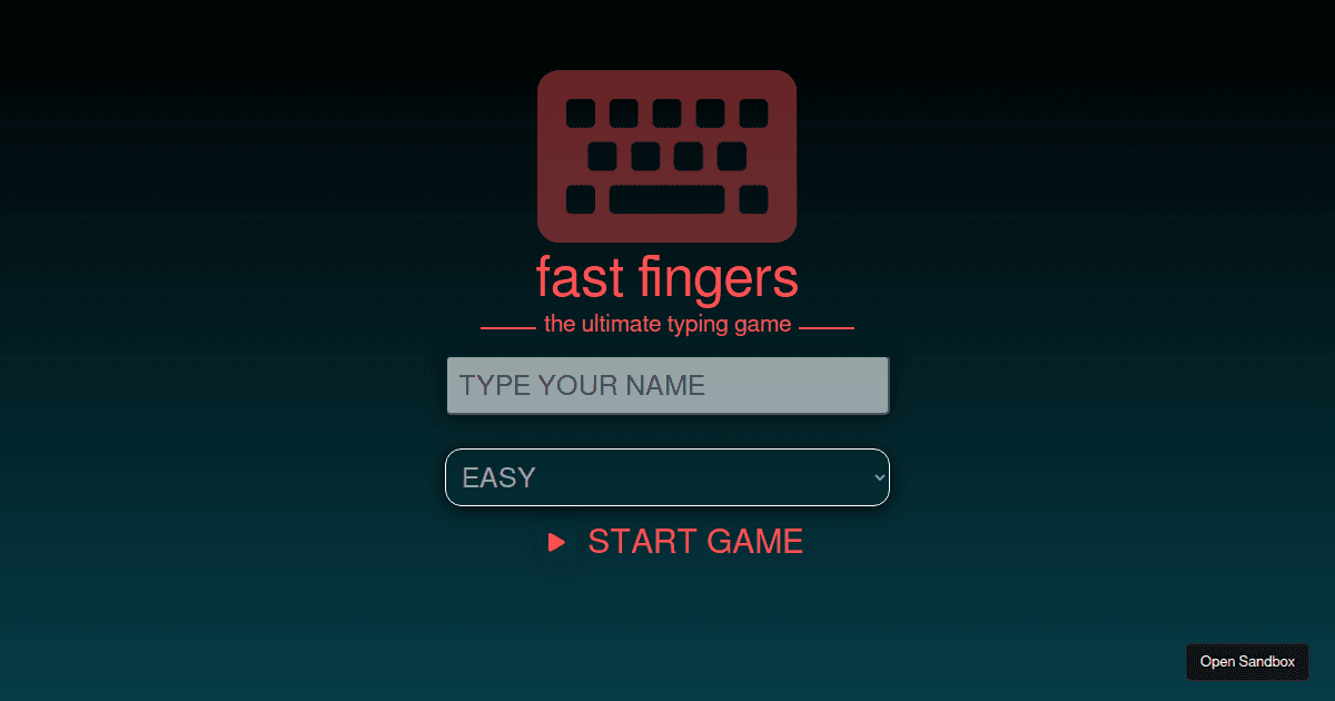 fast-fingure-game - Codesandbox