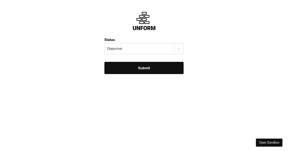 Unform React Select Async Codesandbox