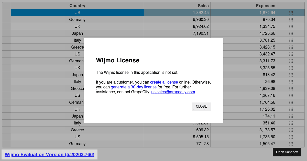 wijmo-angular (forked) - Codesandbox