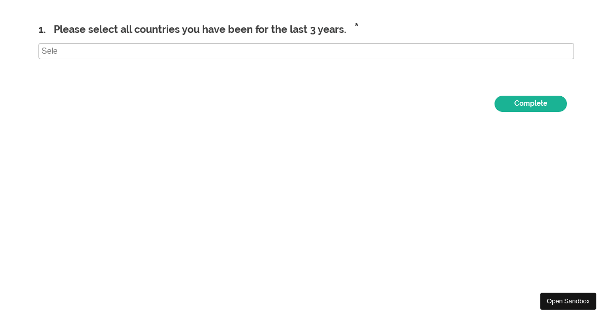 surveyjs-angular - Codesandbox
