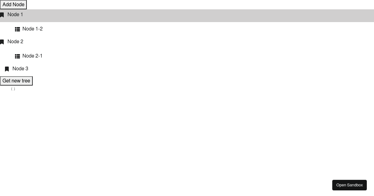 vue-tree (forked) - Codesandbox