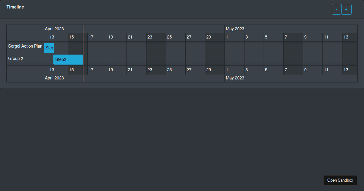react-timeline (forked) - Codesandbox