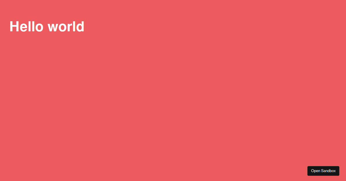 @dash-ui/react / useCSS() example - Codesandbox