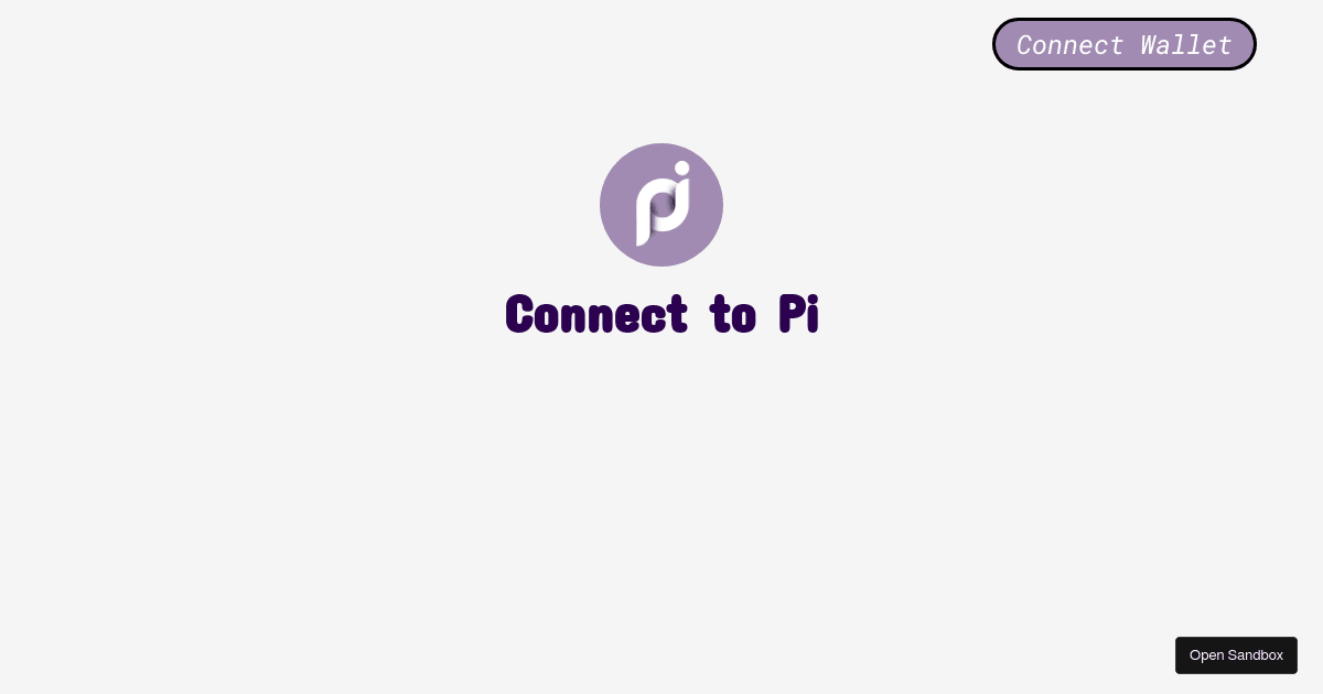 Pi - demo - Codesandbox