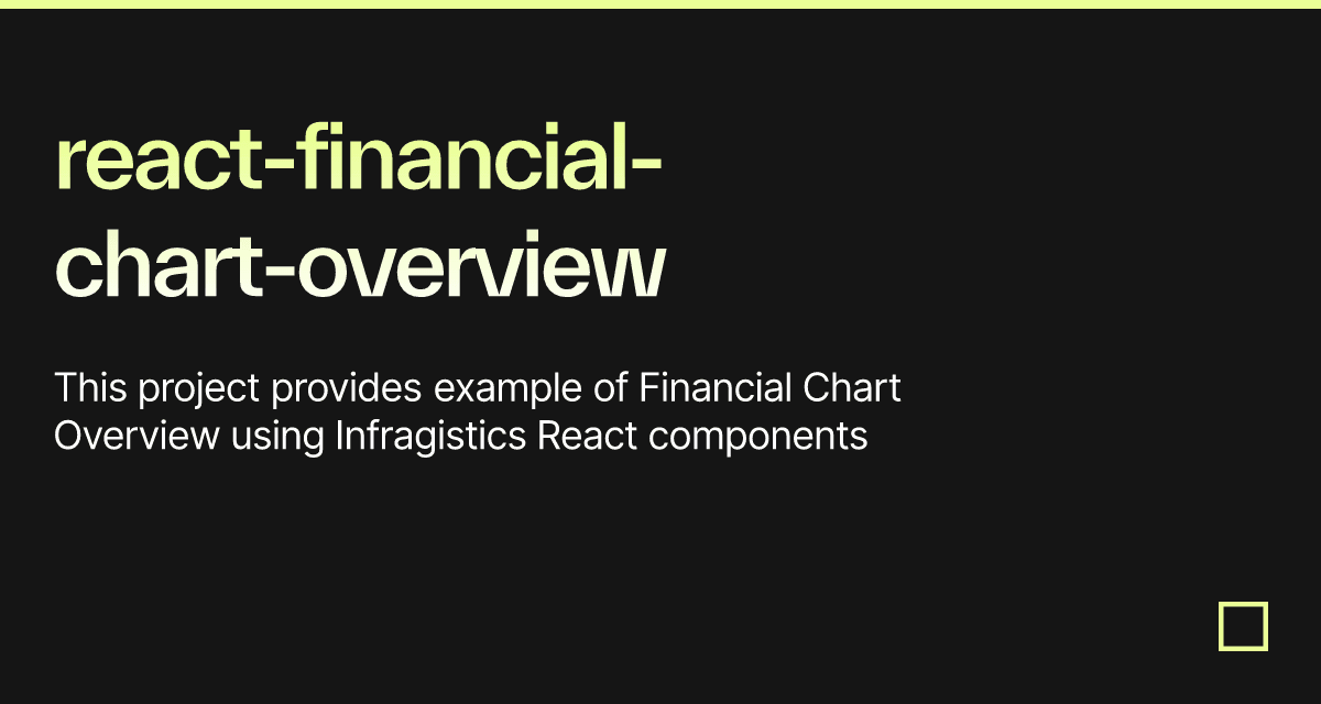 react-financial-chart-overview - Codesandbox