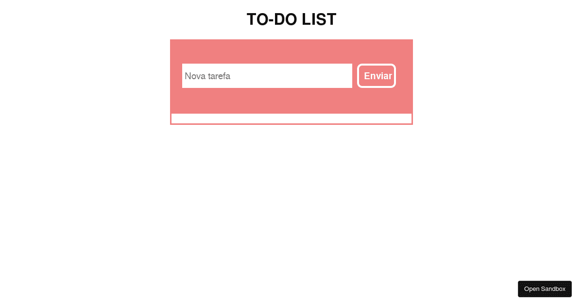 atividade-todo-list - Codesandbox