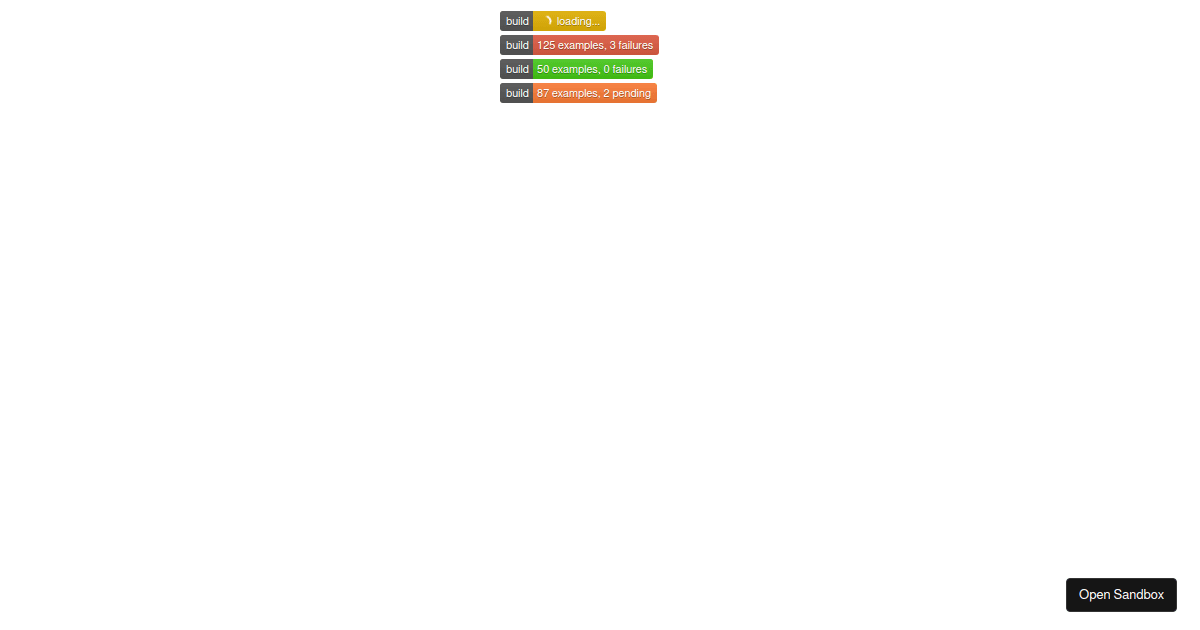 build-badge-react-css-no-svg - Codesandbox