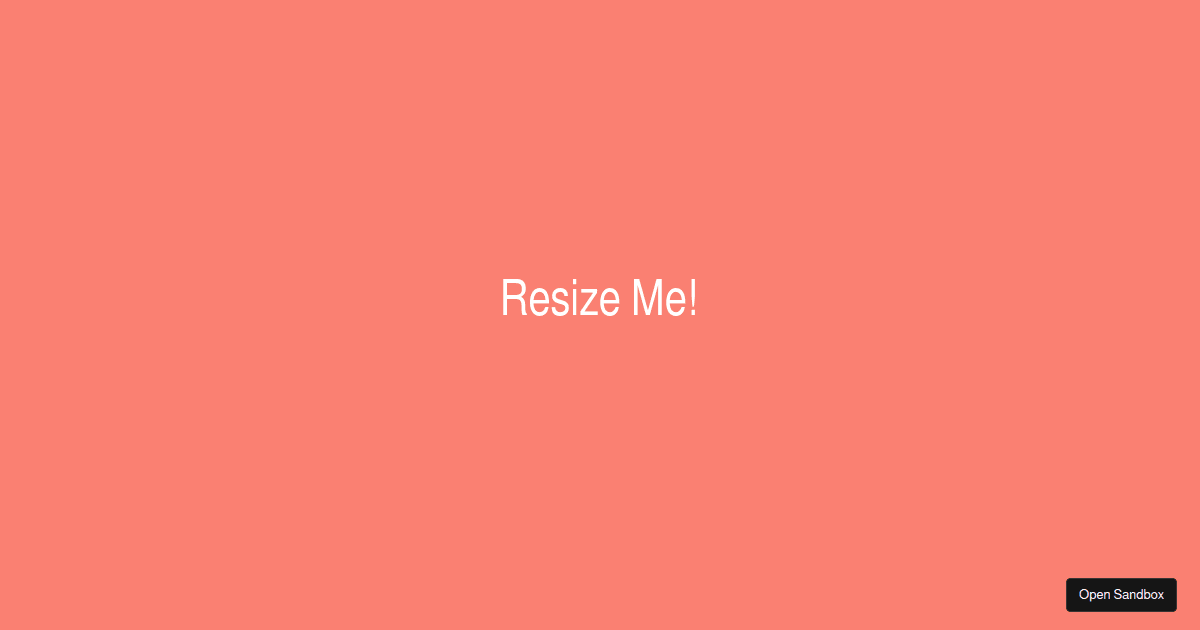 Resizing Canvas with React Hooks - Codesandbox Resizing Canvas with React Hooks - Codesandbox