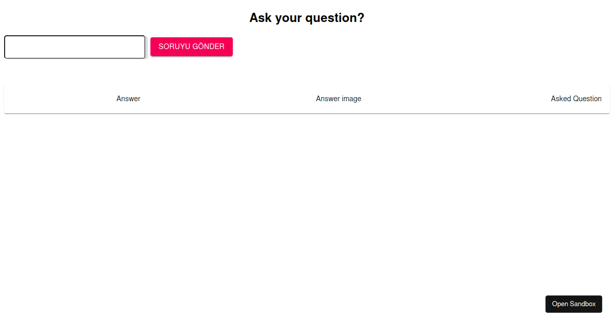 Magic Eight Ball - Codesandbox