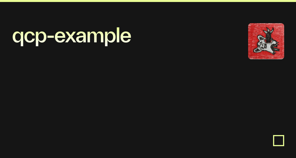 qcp-example - Codesandbox
