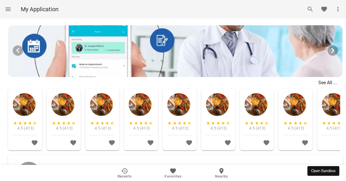 Vuetify Basic layout - Codesandbox
