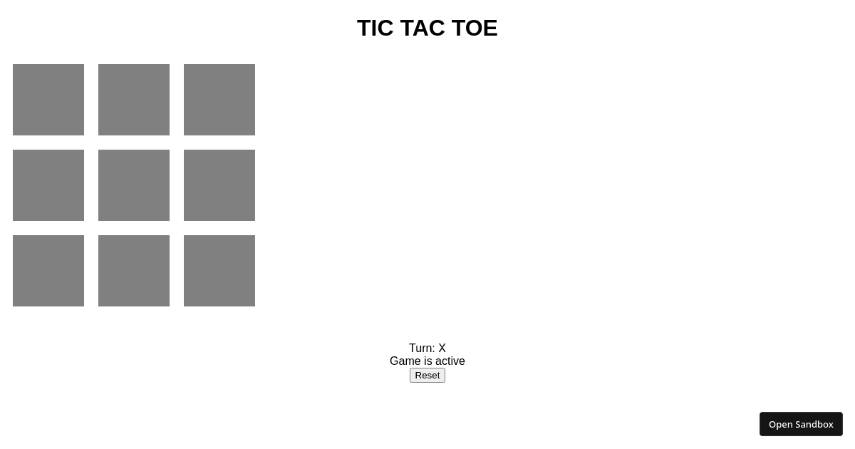 simple-tic-tac-toe - Codesandbox