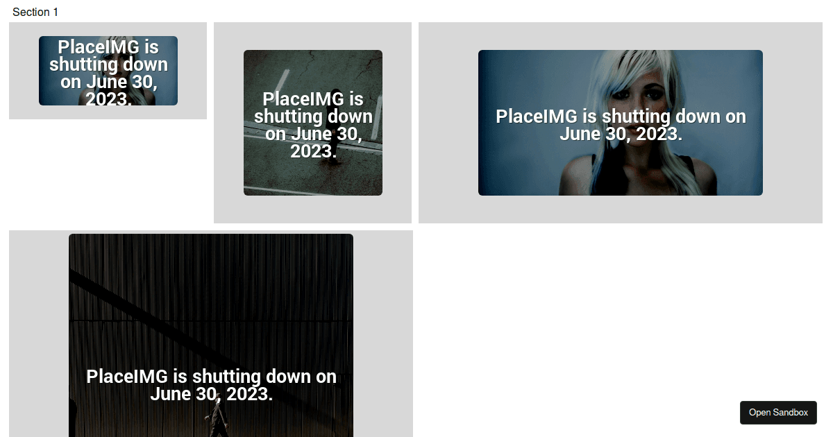 Muuri(Basic) with React - gird layout with muuri - Codesandbox
