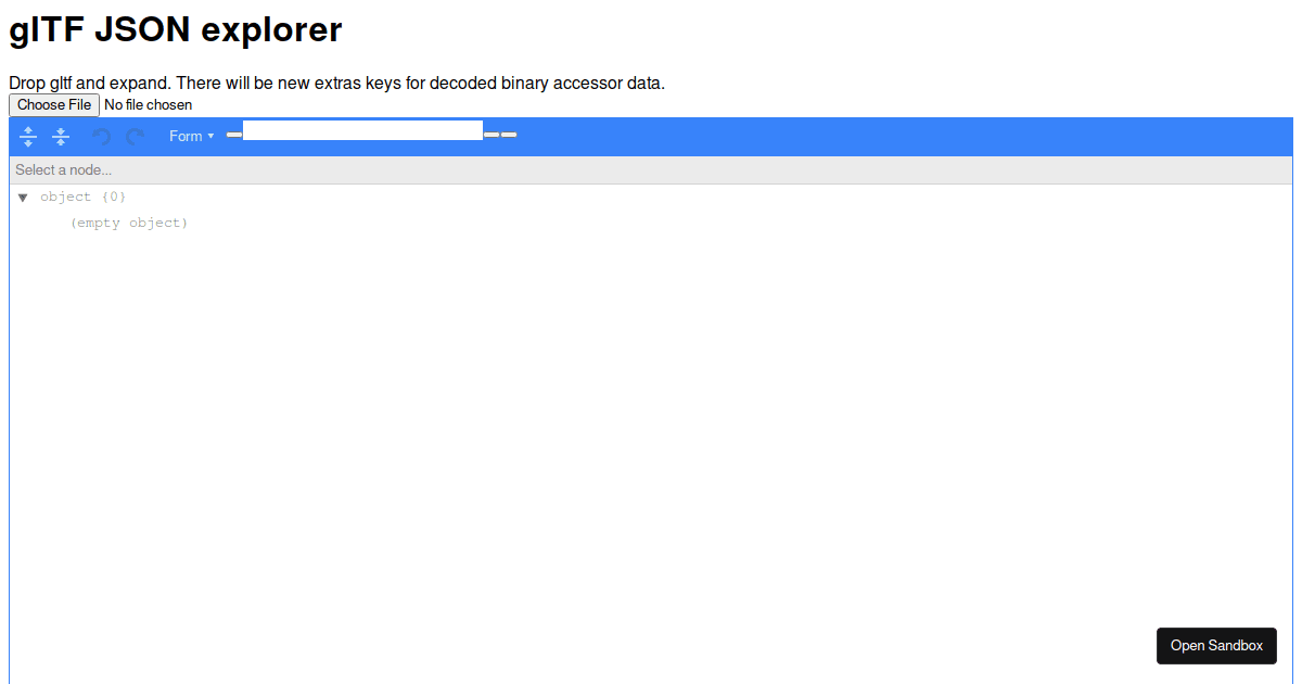 gltf-explorer (forked) - Codesandbox