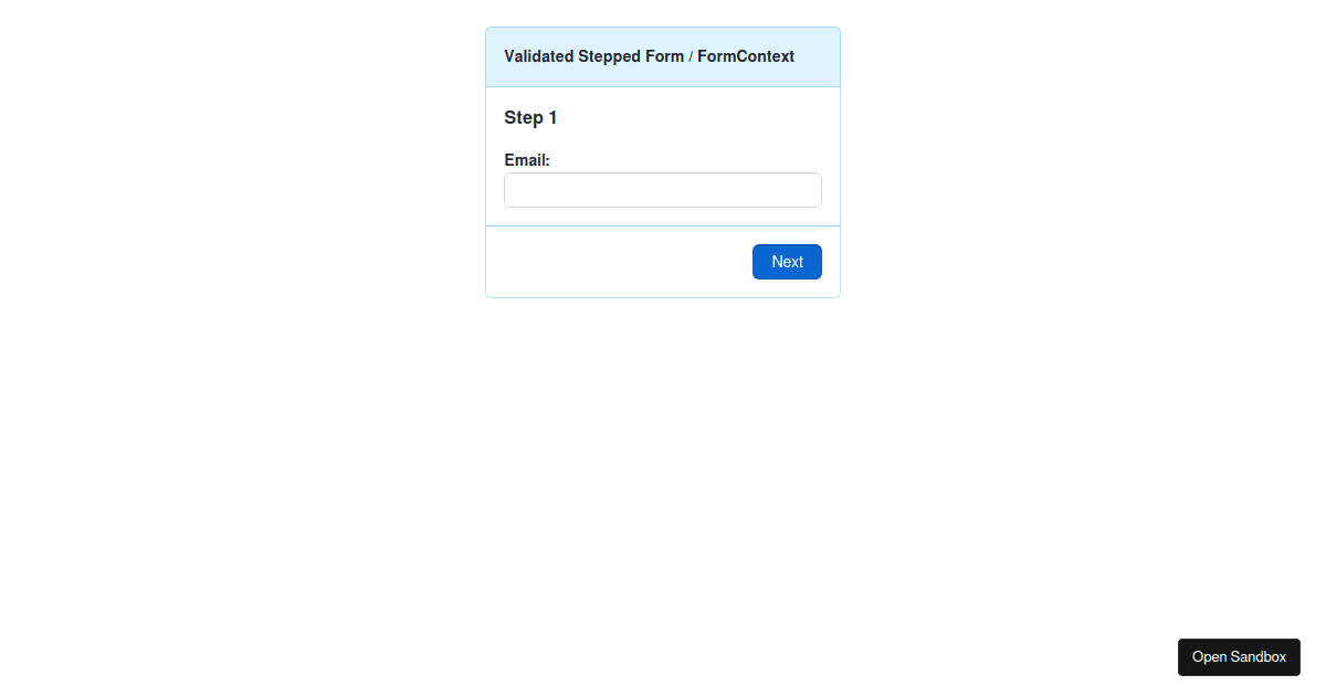 react-form-reducer--stepped-validation-demo - Codesandbox react-form-reducer--stepped-validation-demo - Codesandbox