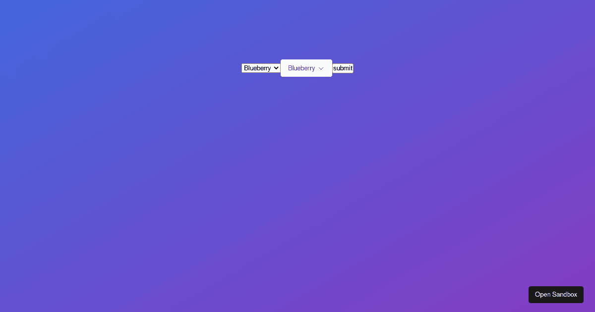 select-radix-wrong-value - Codesandbox