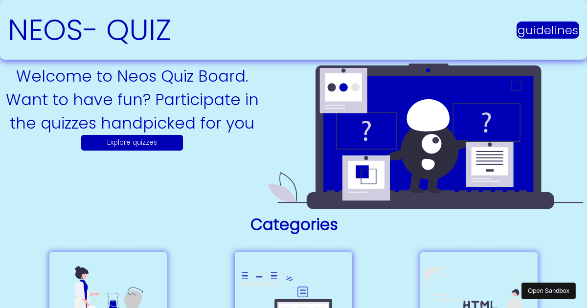neos-quiz - Codesandbox
