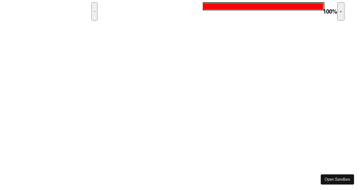 progressbar - Codesandbox