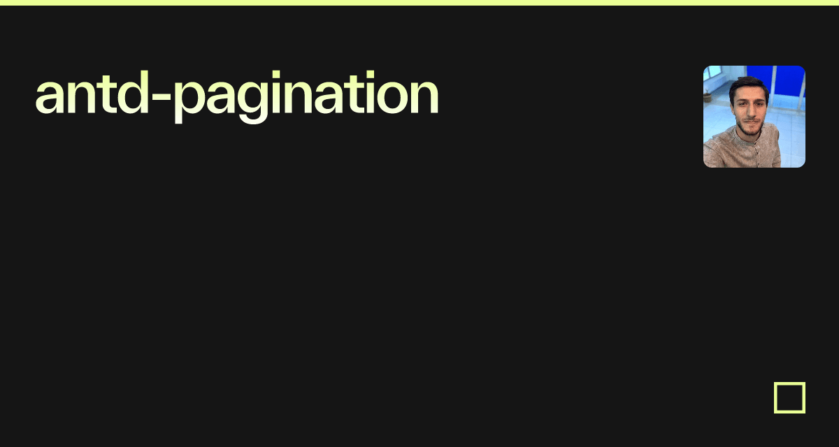 antd-pagination - Codesandbox antd-pagination - Codesandbox