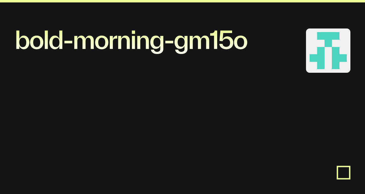 bold-morning-gm15o - Codesandbox