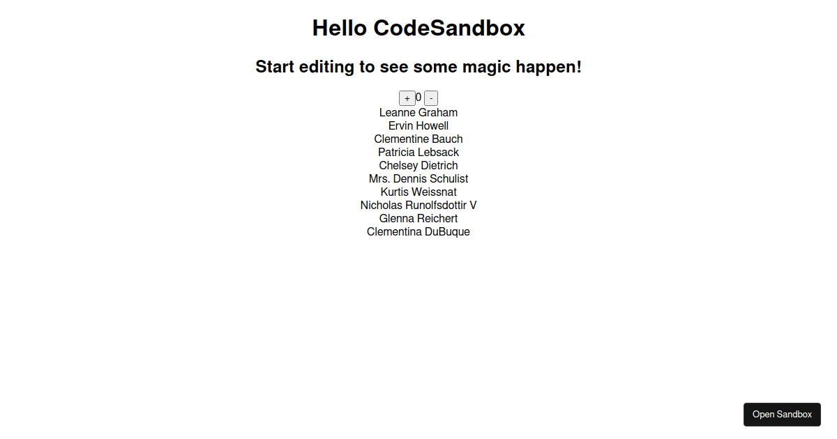 redux with payload - Codesandbox