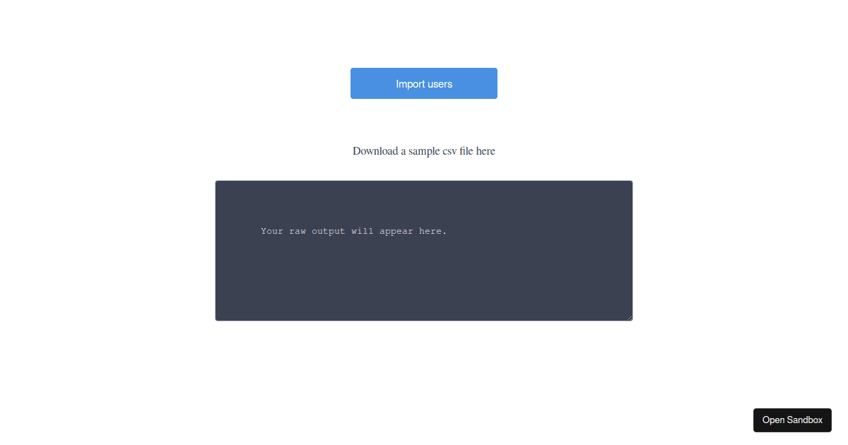 Vanilla Flatfile w/Streaming (BizFin) (forked) - Codesandbox