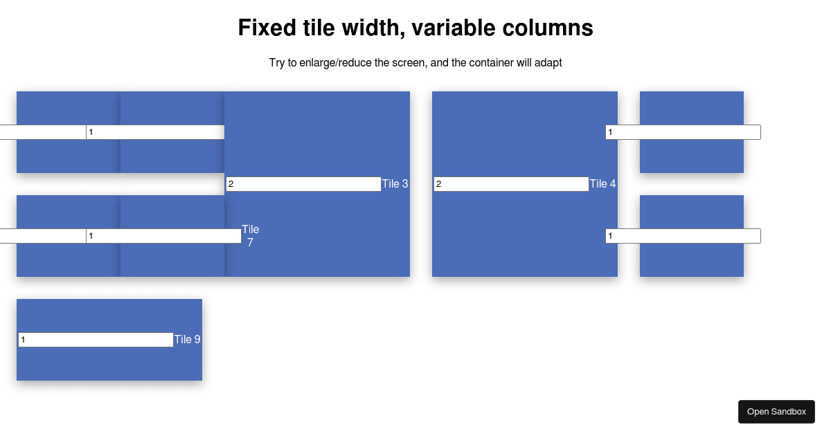 react-tiles-dnd-responsive (forked) - Codesandbox
