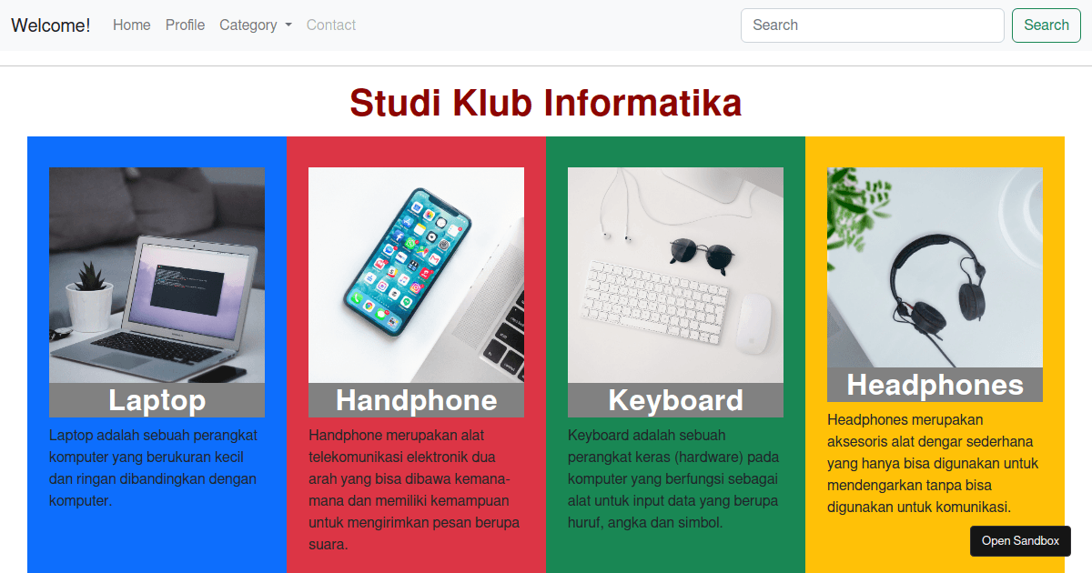 static - Codesandbox