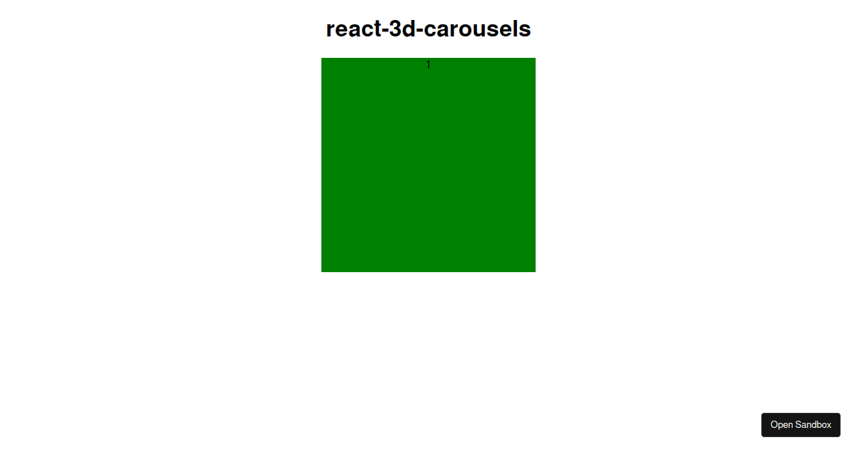 react-3d-carousels - Codesandbox