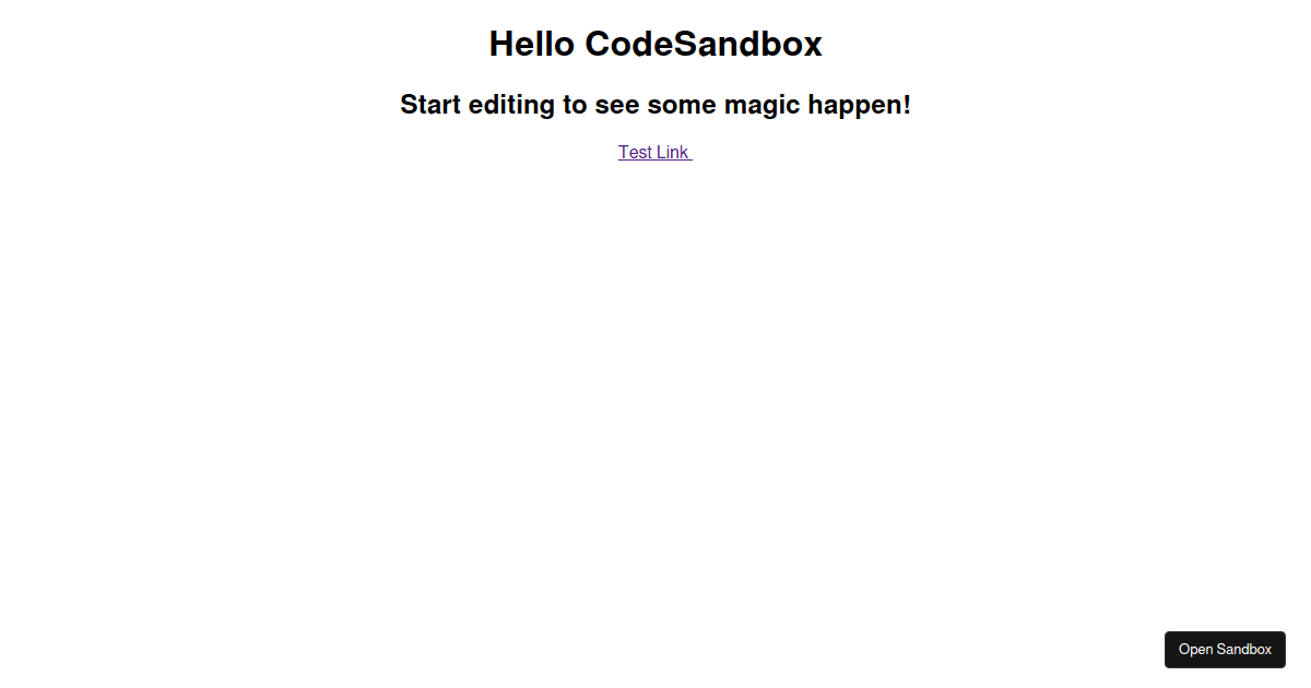 React Js React Axe Dev Tool Codesandbox