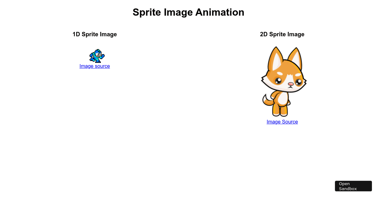 sprite-image-aniimation - Codesandbox