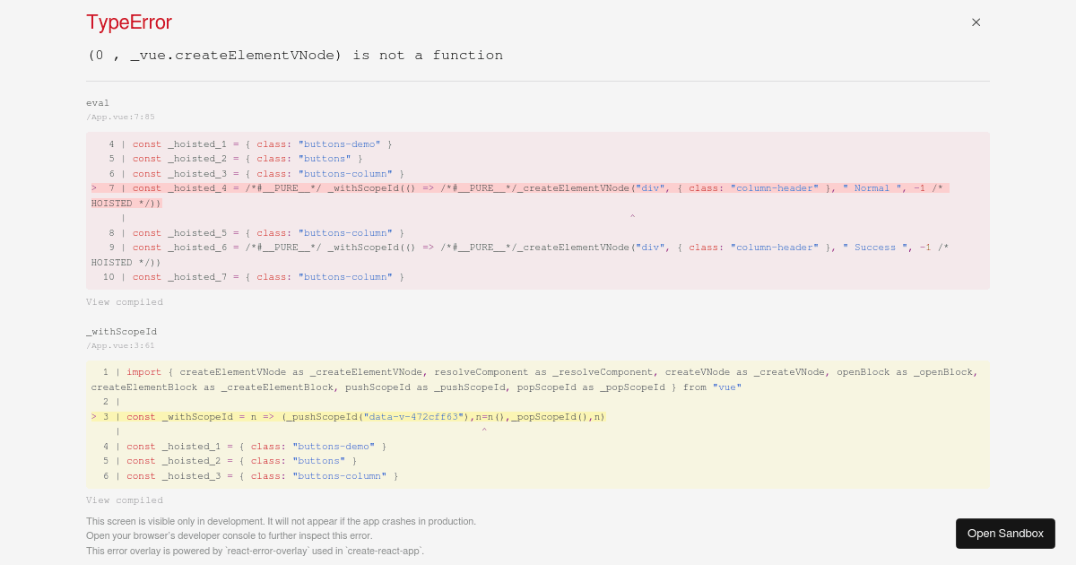 Predefined Types - DevExtreme Button - Codesandbox