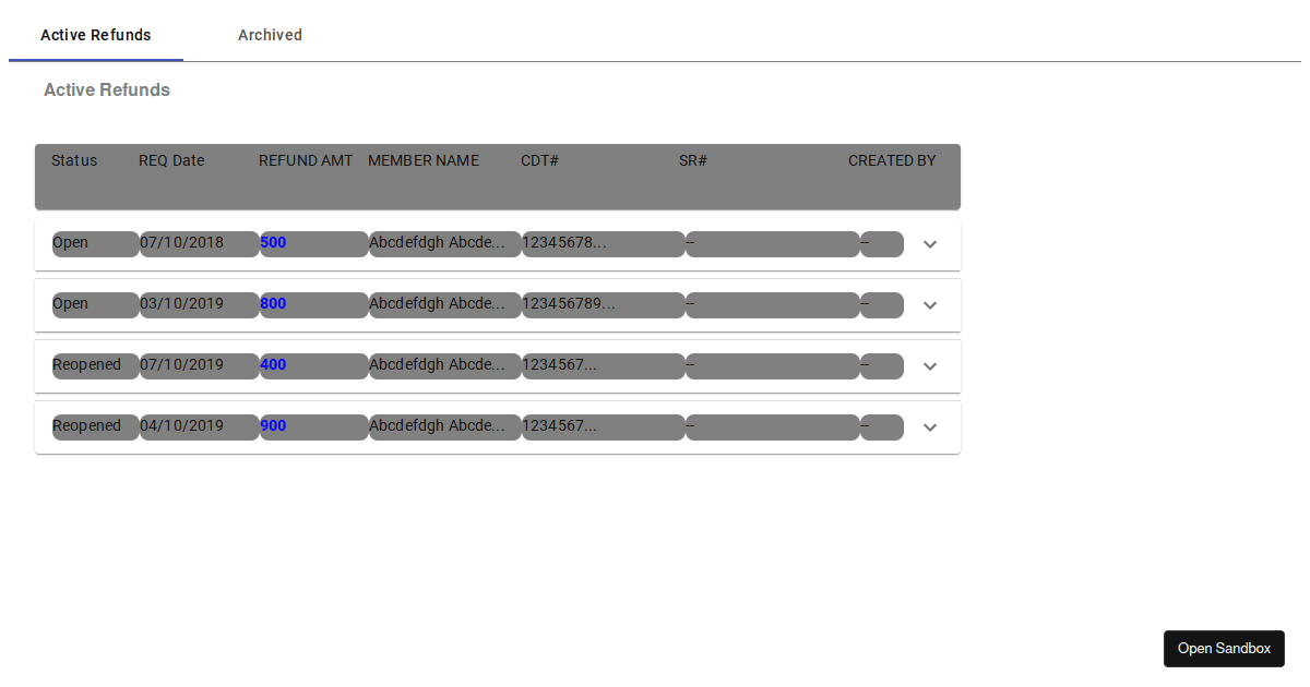 Material demo - Codesandbox