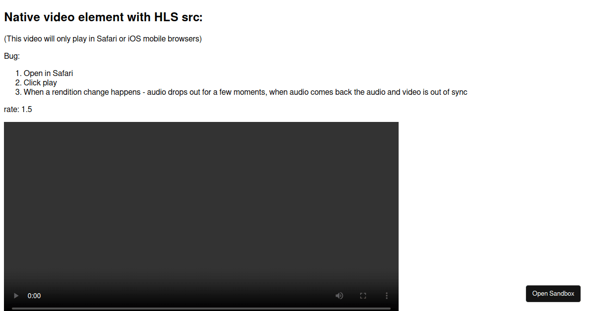 playback-rate - Codesandbox