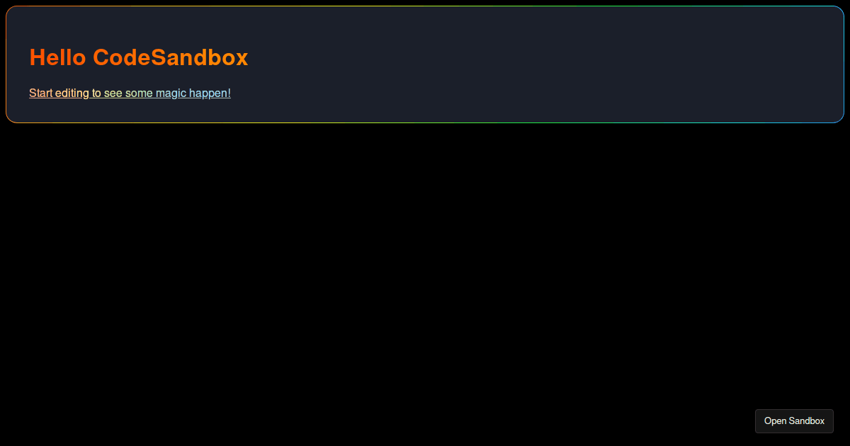 animated-colour-gradient - Codesandbox