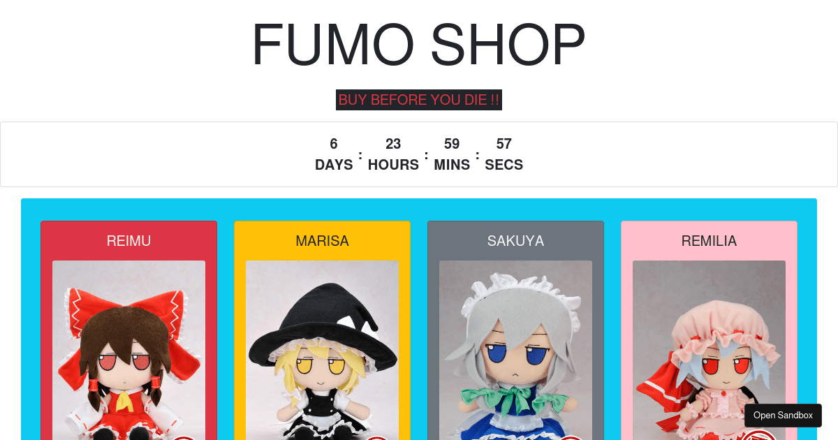 fumo-shop - Codesandbox
