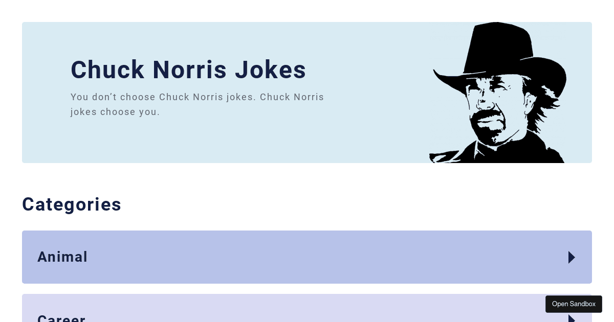 chuck-norris-redux - Codesandbox
