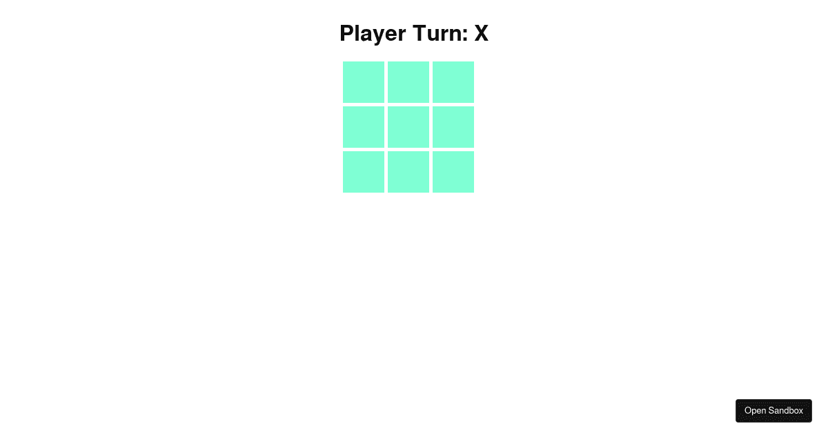 tic-tac-toe - Codesandbox