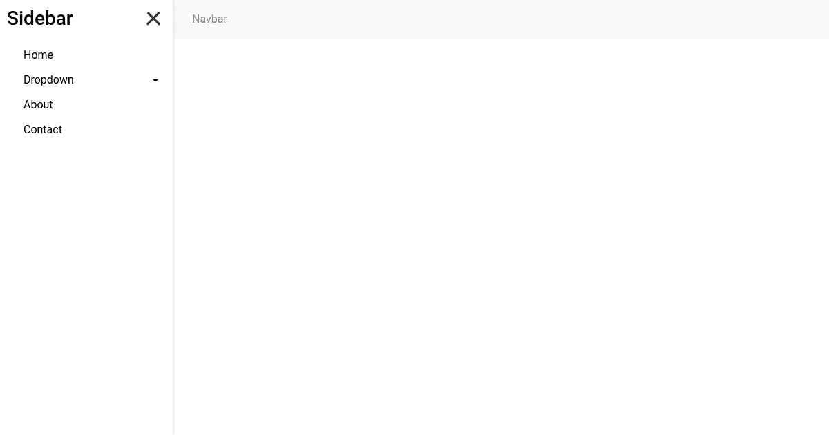 Sidebar (forked) - Codesandbox