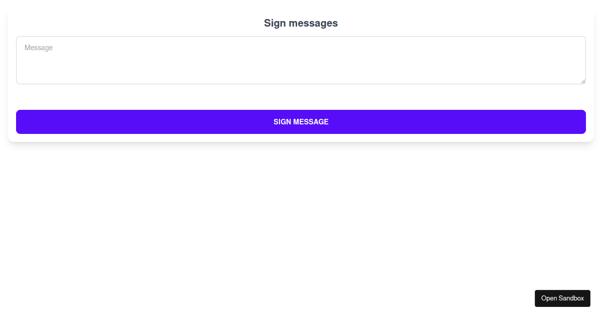 react-eth-metamask-signatures (forked) - Codesandbox
