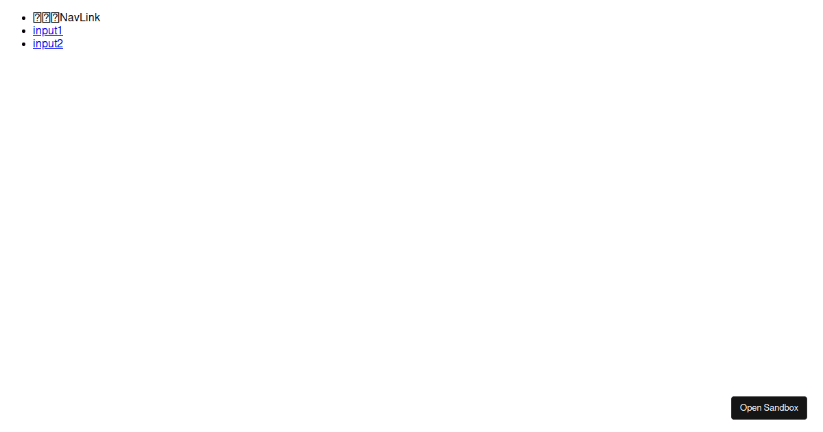 React Router Only Nomal Navlink Demo Codesandbox