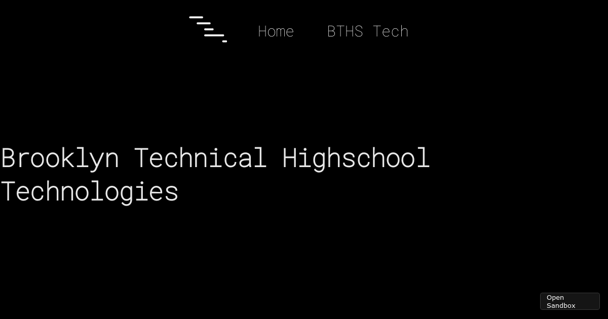 bths-tech-website - Codesandbox