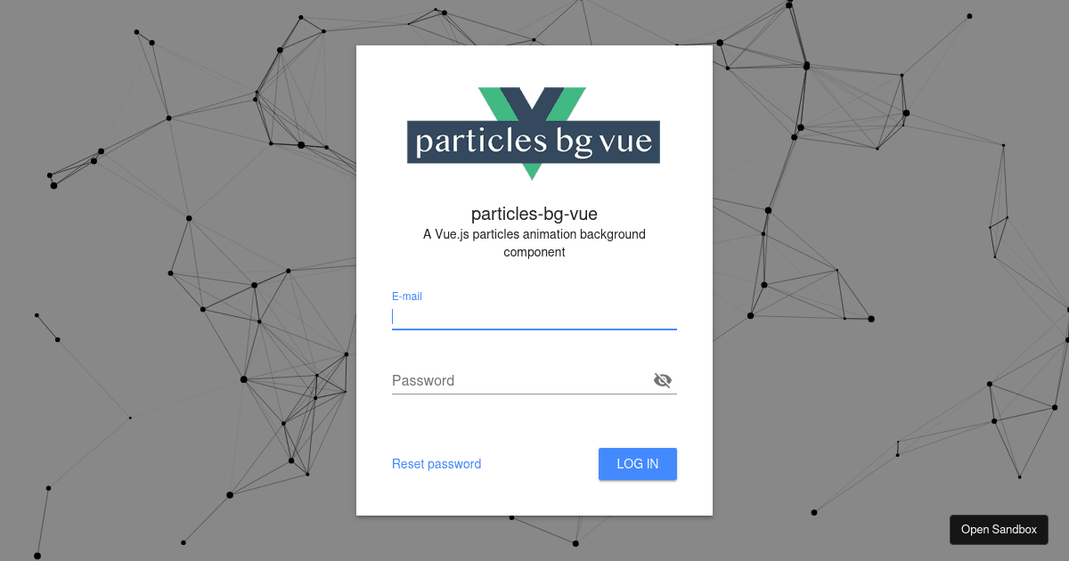 Particles Bg Vue Forked Codesandbox